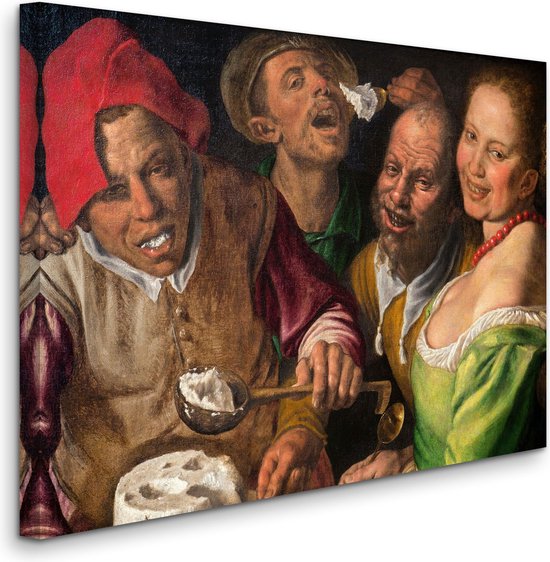 Vincenzo Campi - The Ricotta Eaters - De ricottaverslinders (1585) - 2: ...