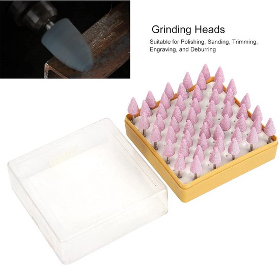 Slijpen Bits - Rotary Tool Kit 50 Stuks Hoge Hardheid Chroom Korund . | bol