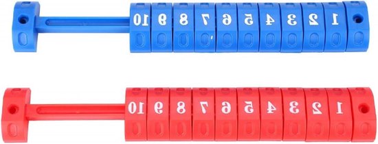 Table Football Score Counter 10 Numbers Scoring Indicator- Red Blue ...