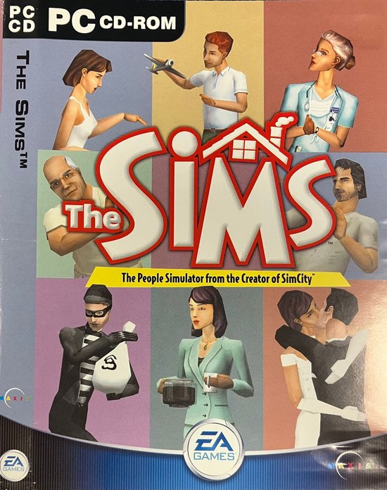 De Sims - The Sim 1 - eerste versie - PC game windows (CD-rom) | Games ...