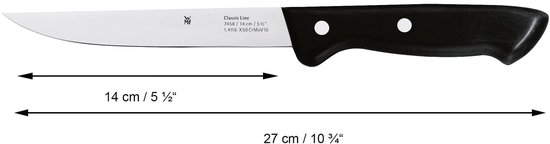 WMF Classic Line 6-delige messenset 1874699990, geharde messen ...