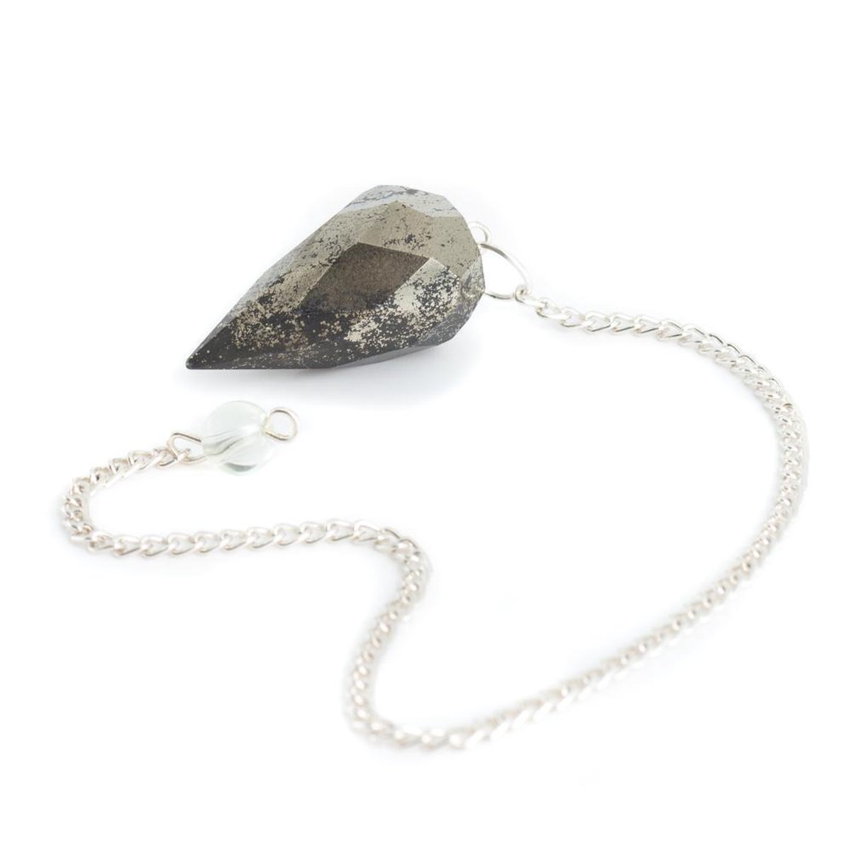 Pendel Edelsteen Pyriet Diamant Geslepen | bol