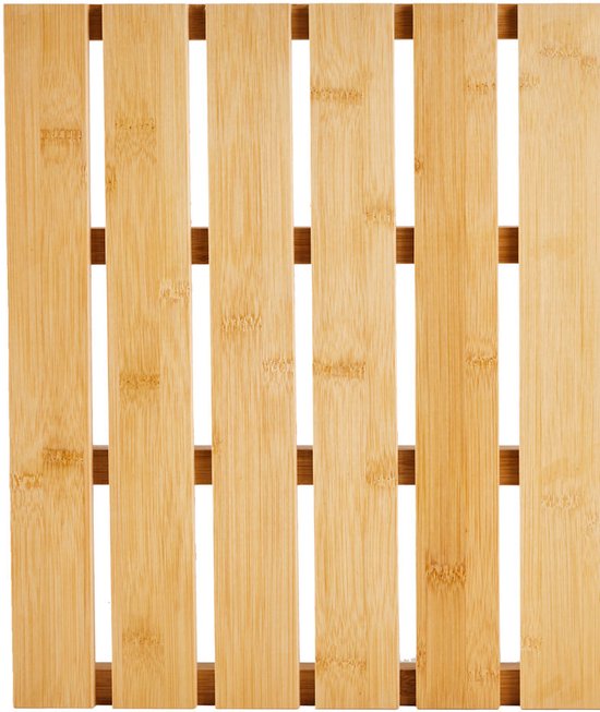 Bamboe Badmat - Douchemat antislip voor in douche of bad - Houten ...
