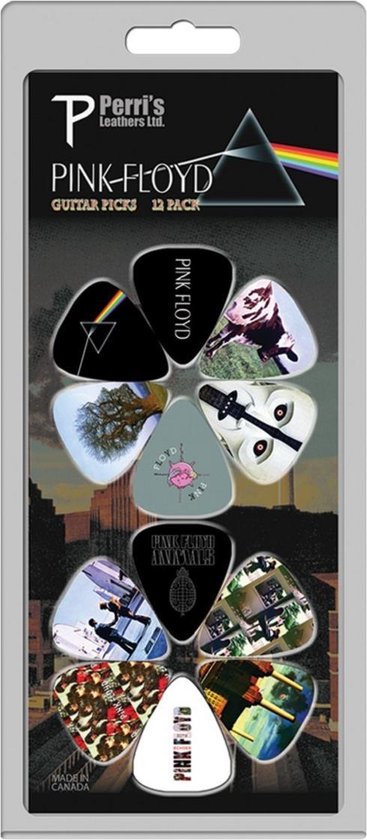 Perri's Pink Floyd 12-pack Medium plectrum 0.71 mm | bol.com