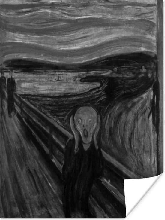 Poster De schreeuw - Edvard Munch - 120x160 cm XXL | bol.com