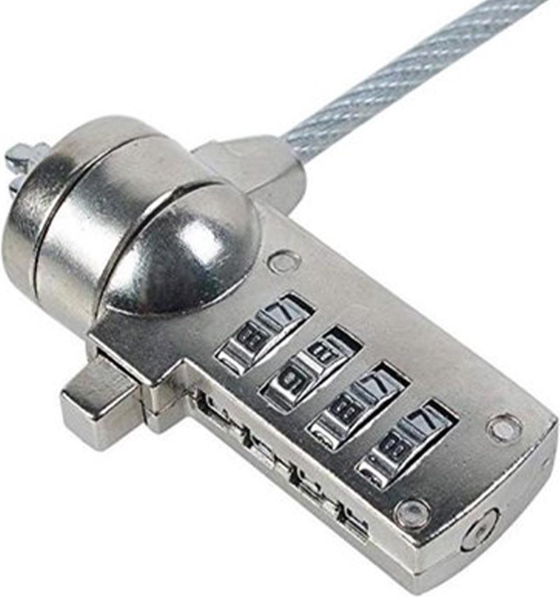 5 Stuks Premium Anti-diefstal Computerbeveiligingskabel met Cijferslot ...