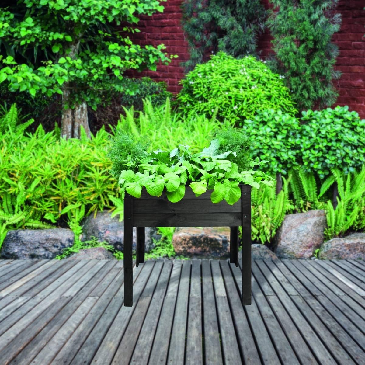 Esscherts Garden Verhoogd houten plantenbed/kweektafel voor moestuin ...