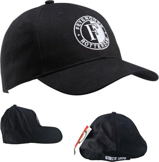 bol.com | Feyenoord pet - Zwart -- Volwassenen - Officiële club cap ...