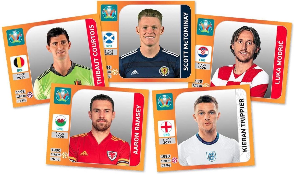 Panini UEFA EURO 2020 Sticker Pack - Voetbalplaatjes met 50 pakjes ...
