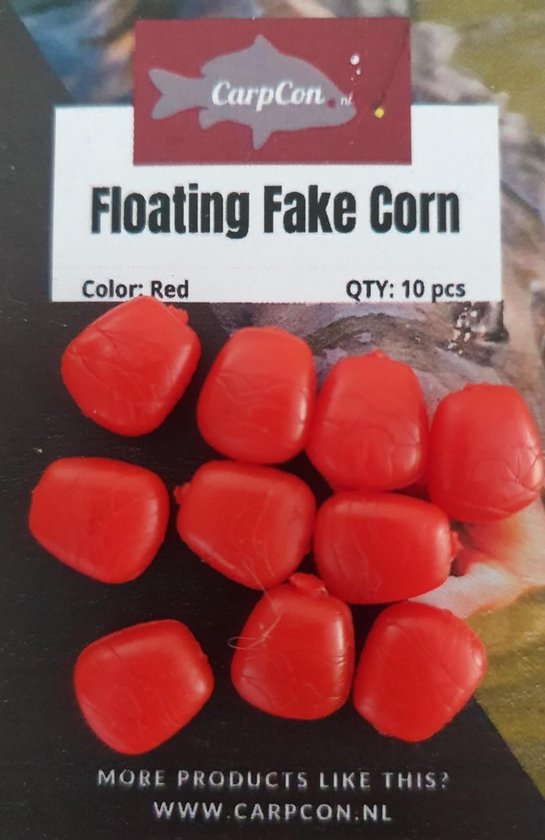 Floating Fake Corn - Soft - Rood - 10 stuks - Zachte Pop Up Mais | bol.com