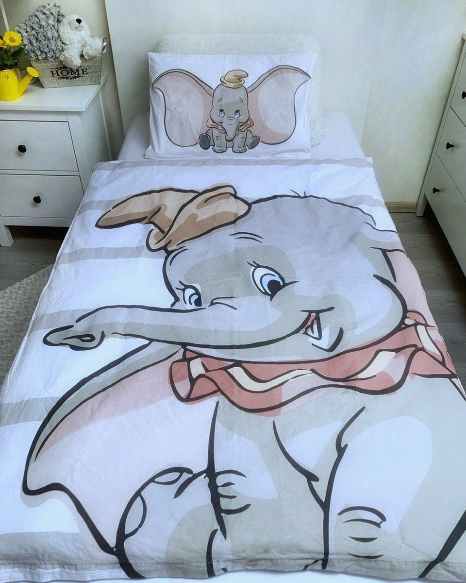 Disney Dumbo Little One BABY Dekbedovertrek - 100x135 cm - Multi | bol.com