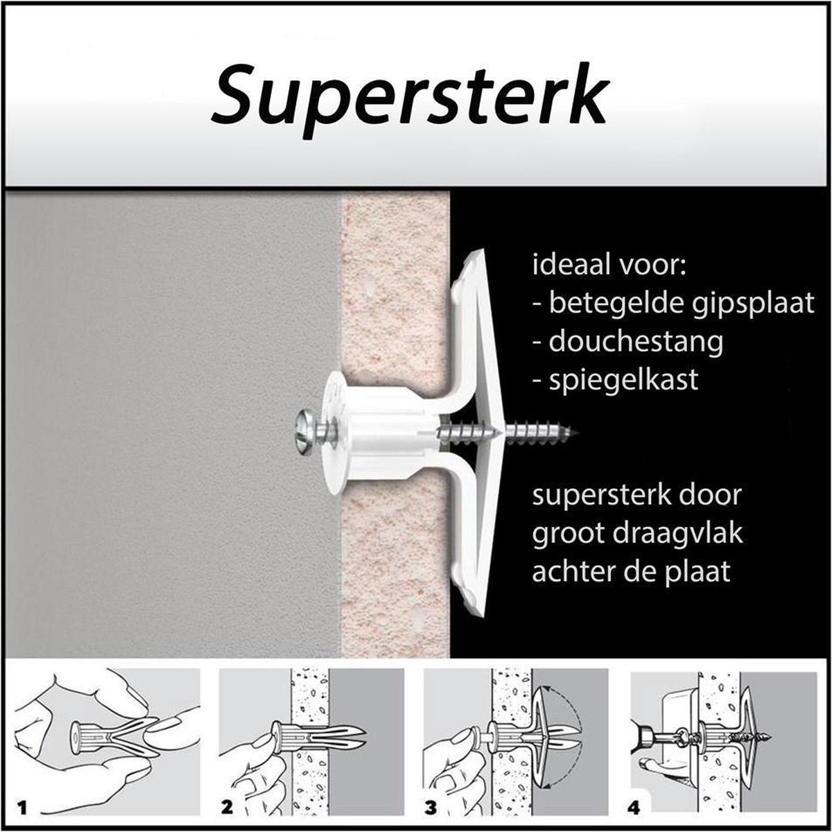Hollewandpluggen Toggler Tc V/Plaatmat. 16-19Mm | bol