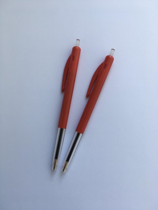 Balpen Bic M10 Clic Rood Medium Blister | bol.com