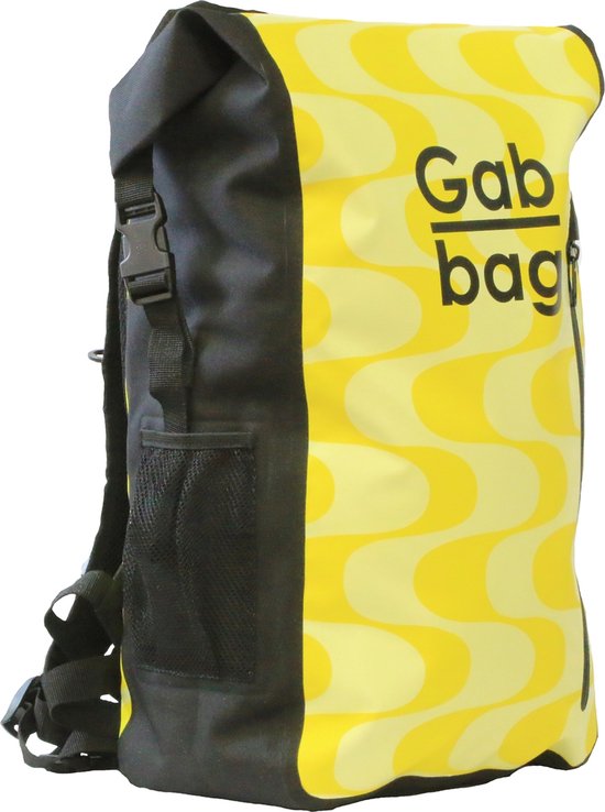 Gabbag The Original II 100% Waterdichte Rugzak 35 Liter - Geel | bol.com