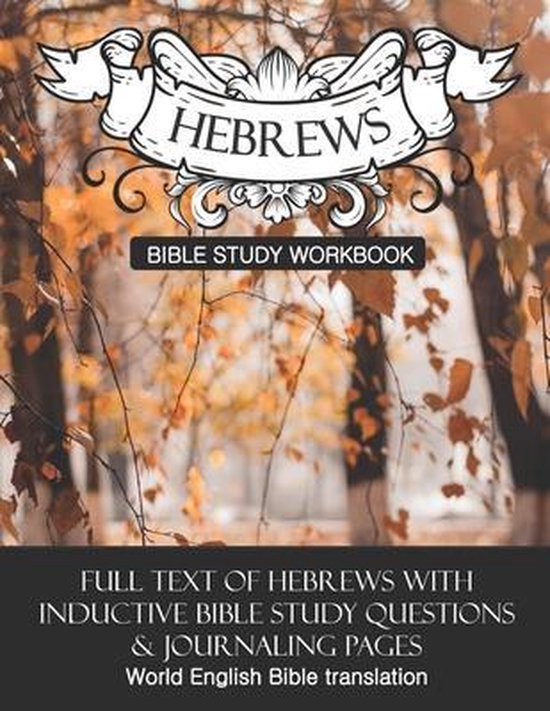 Inductive Bible Study Workbooks- Hebrews Inductive Bible Study Workbook ...