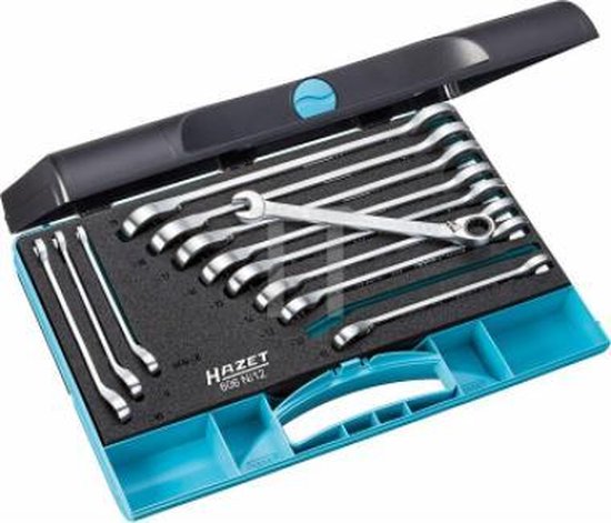 Hazet - Ratel-ring-steeksleutelset - 12-delig | bol.com