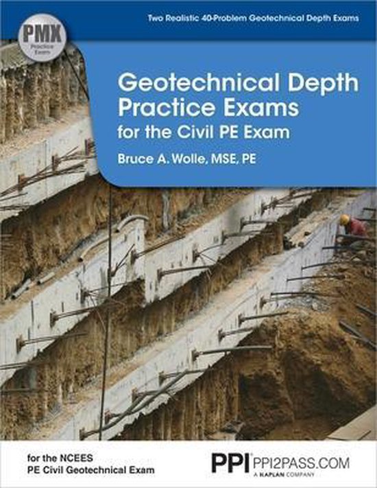 Geotechnical Depth Practice Exams for the Civil Pe Exam | 9781591263500 ...