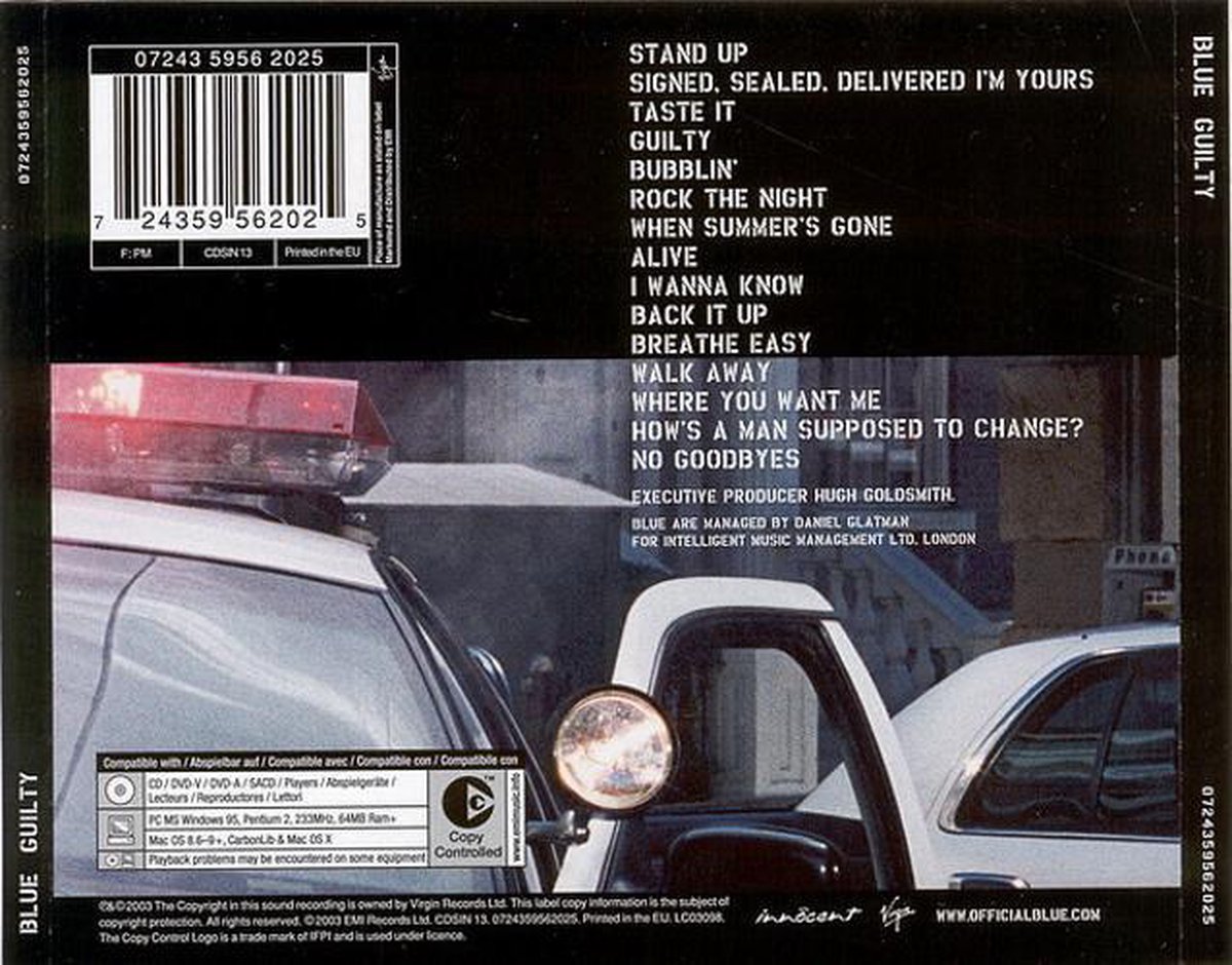Guilty, Blue | CD (album) | Muziek | bol