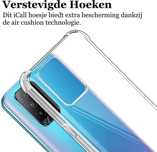 Hoesje geschikt voor Oppo A94 5G - Anti Shock Proof Siliconen Back ...