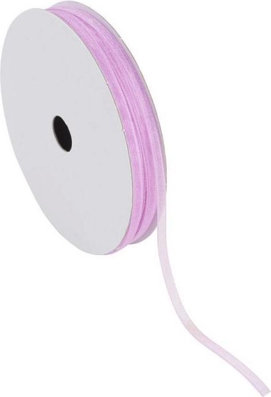 romak organza lint rose 3mm x 5m | bol.com