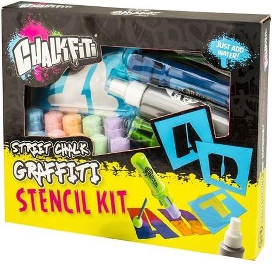 Graffiti Stencil Kit Chalkfiti | bol