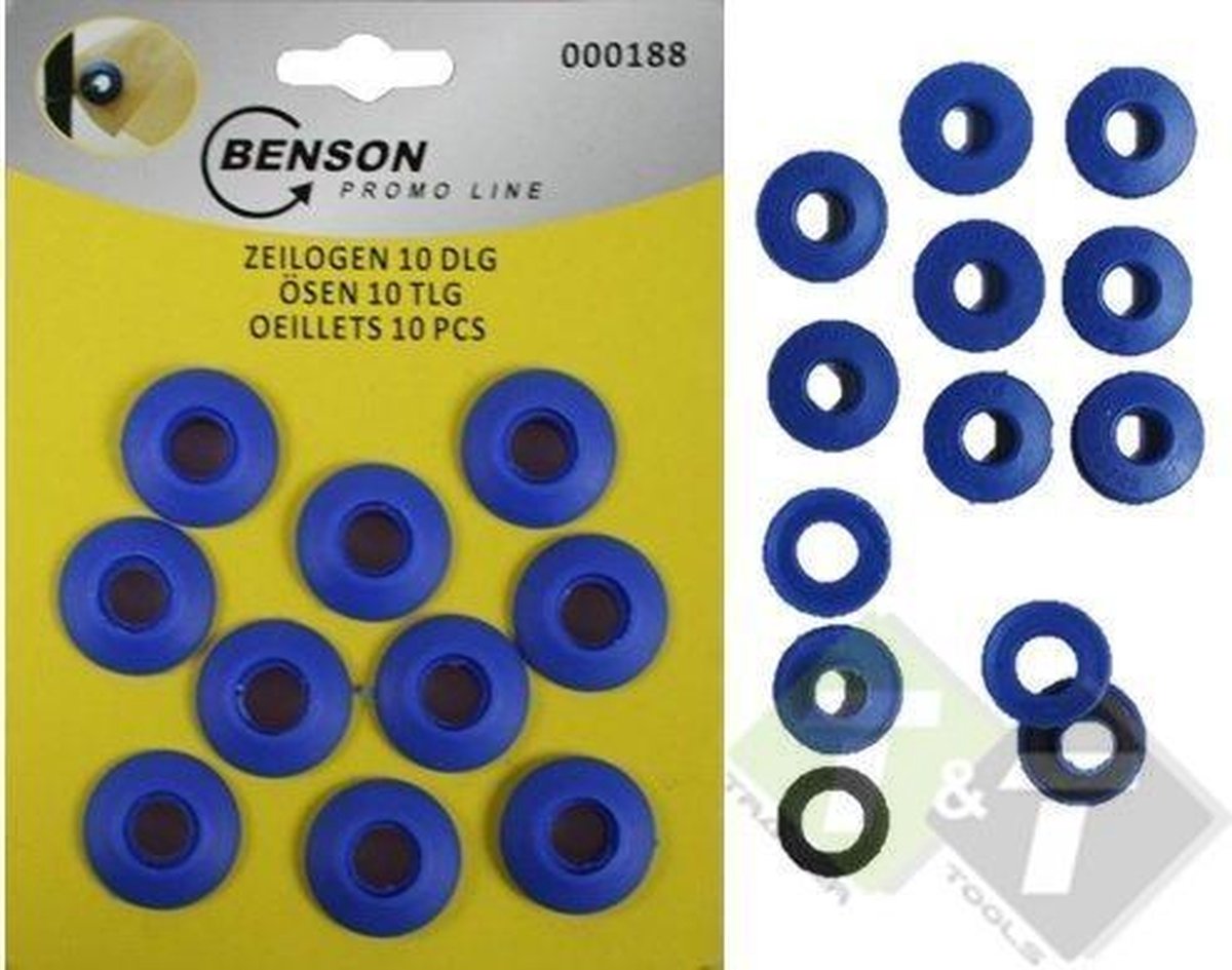 Zeilogen, Kunststof, 10 delig, binnendiameter van 11mm, buitendiameter ...