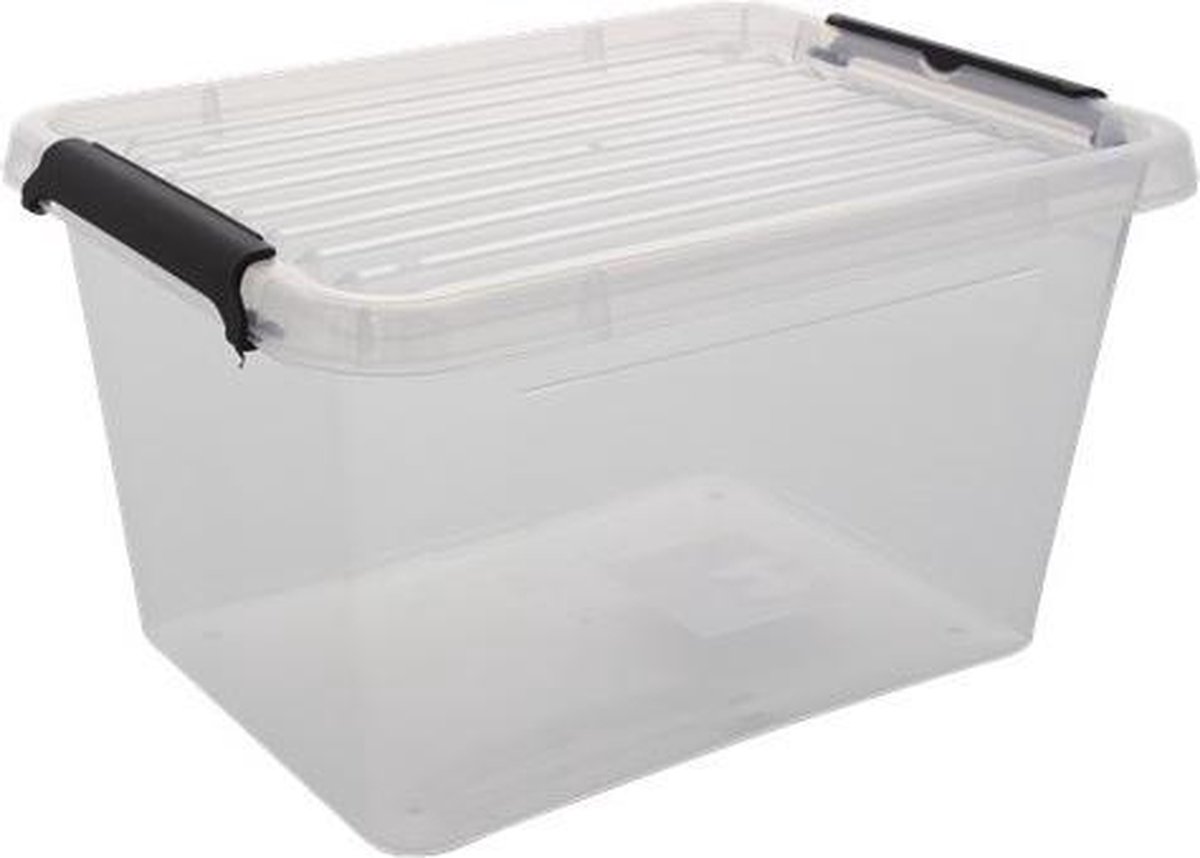 10 Stuks Transparant Opbergbox 2L - 15 x 19.5 x 11cm - Opberg Box | bol.com