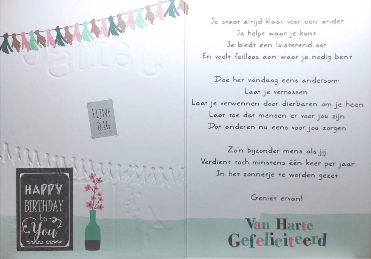 Kaart - Intense - Voor een speciale jarige - TE027-A | bol.com