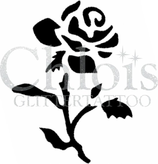 Chloïs Glittertattoo Sjabloon 5 Stuks - Rose Amber - CH3026 - 5 stuks ...