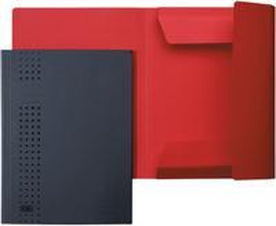 ELBA chique kartonnen map, A4, donkerblauw | bol