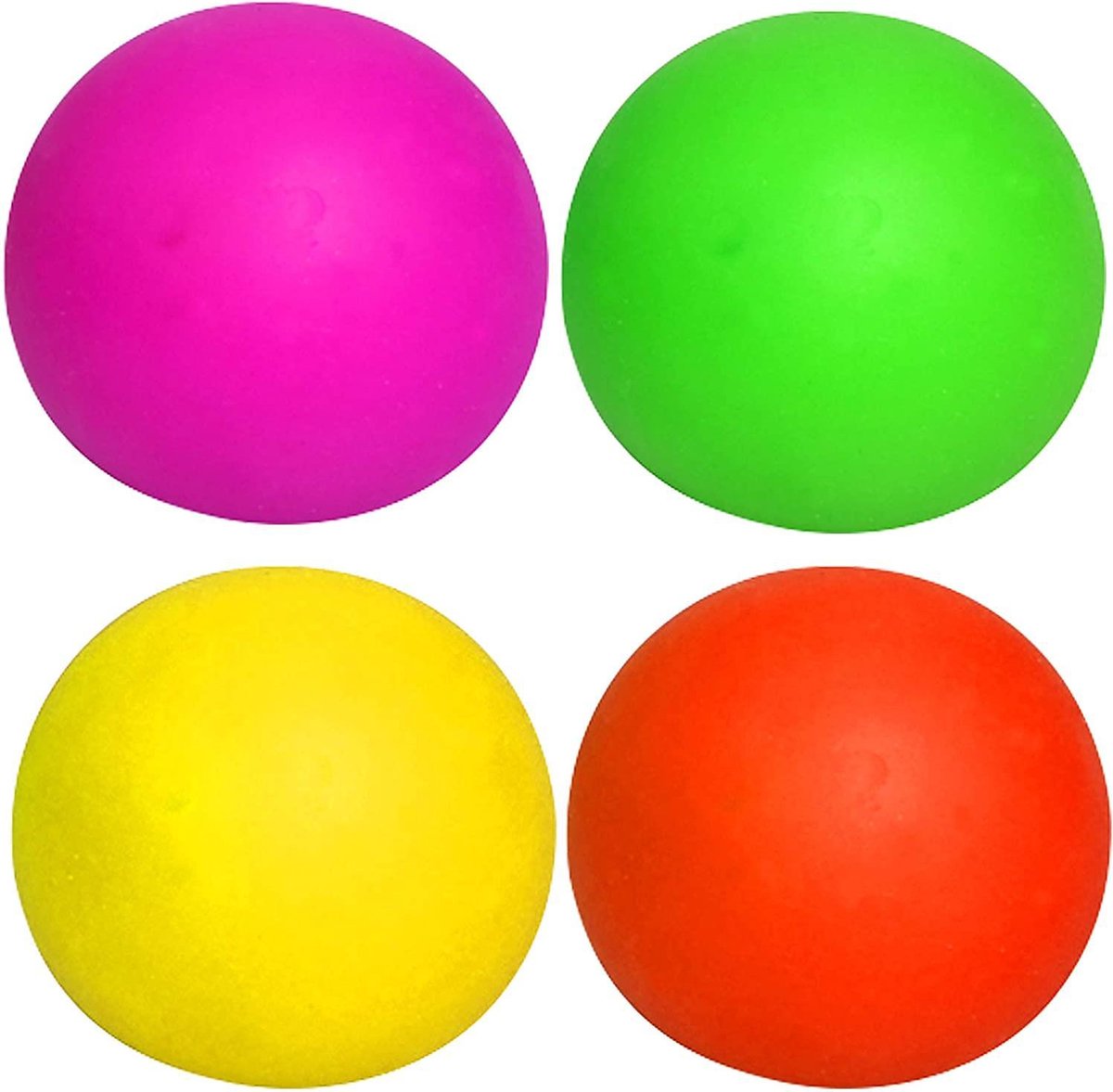 2 X Squishy neon bead bal - Squeezy bal- squishy - anti stress bal ...