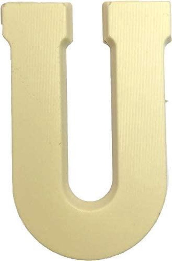 Joe & Mien Ambachtelijke Chocolade letter 'U' - Wit - 1 x 200 gram ...