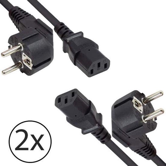 Stroomkabel IEC C13 1.5 meter | bol.com