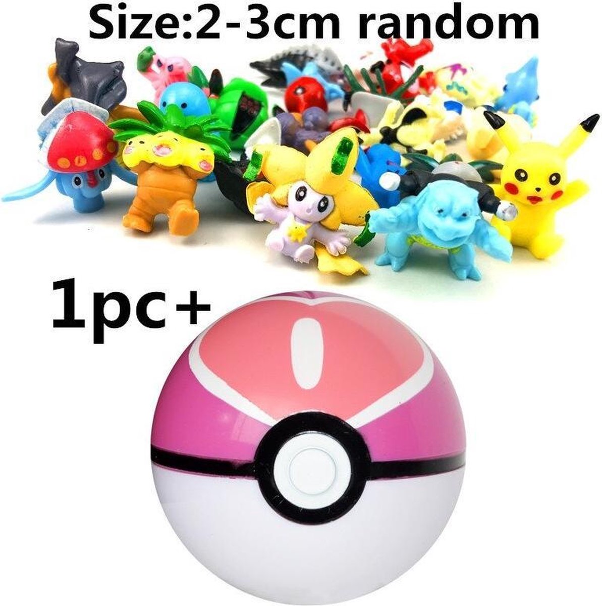 pokeball met random figuur in de bal geschikt voor pokemon liefhebbers ...
