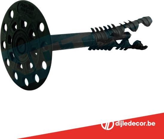 Isolatieplug | 160mm | 500 stuks | zwart | bol