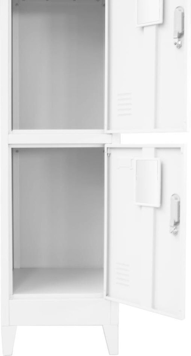 vidaXL Lockerkast met 3 vakken 38x45x180 cm | bol.com