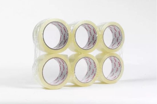 Premium Tape DOOS x 36 rollen - Transparant - Acryl - 50 mm x 66 mtr ...