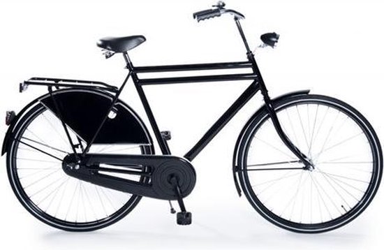 28 inch opafiets starter 57cm zwart | bol
