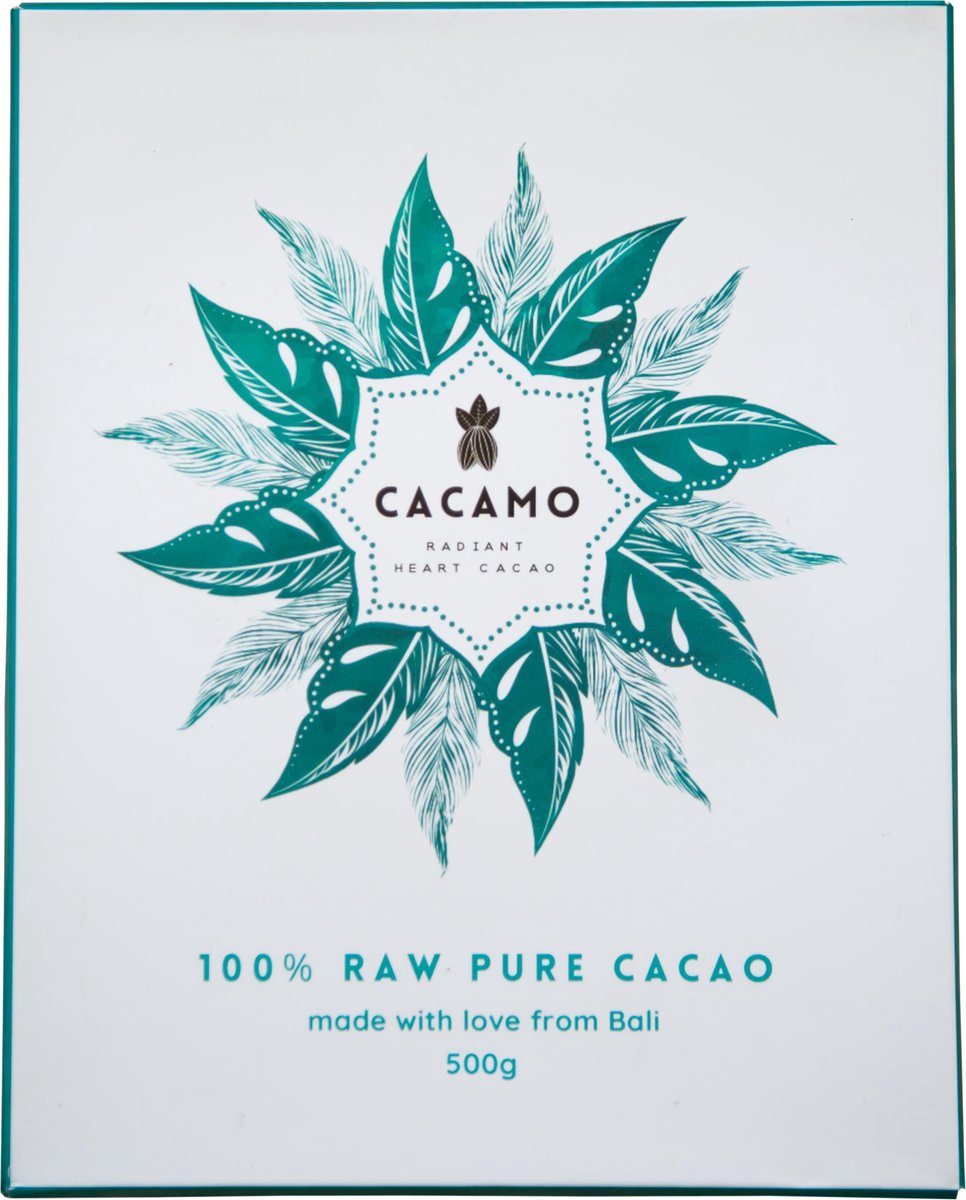 Cacamo - 100% pure raw cacao - 500 gram cacao paste - Ceremonial Cacao ...