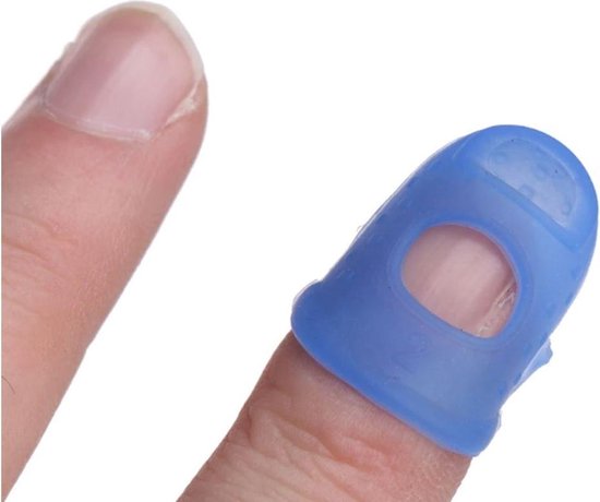 vingerhoed siliconen maat L 1 stuks assorti | bol.com