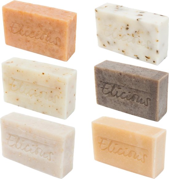 Elicious® - Natuurlijke Zeep - Junglesense Set van 6 - Handgemaakte ...