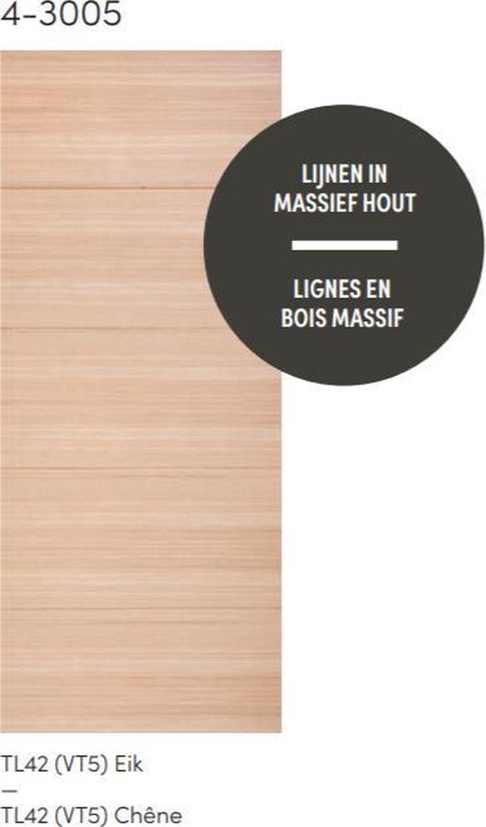 Deurblad eik fineer | bol.com