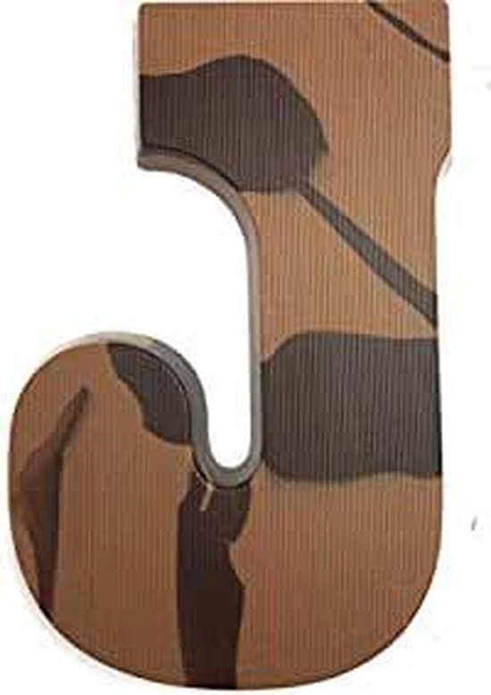 Joe & Mien Ambachtelijke Chocolade letter 'J' - Melk - 1 x 200 gram | bol