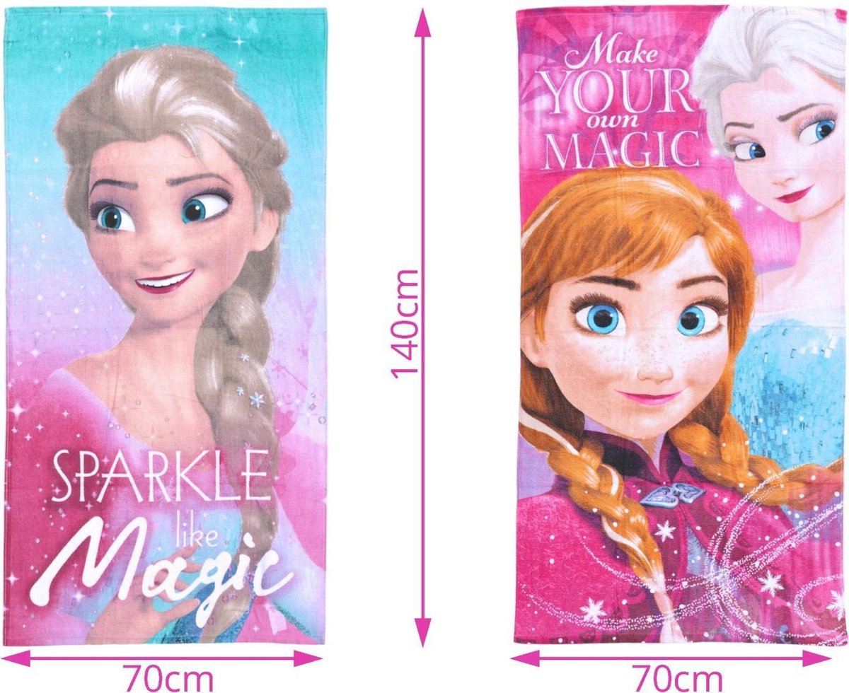 Frozen 2 badhanddoeken 70x140 set kinderen | Disney Frozen set ...