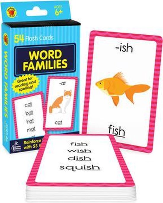 Word Families Flash Cards | bol.com