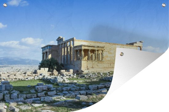 Tuinposters buiten De tempel van Nike op de Akropolis - 90x60 cm ...