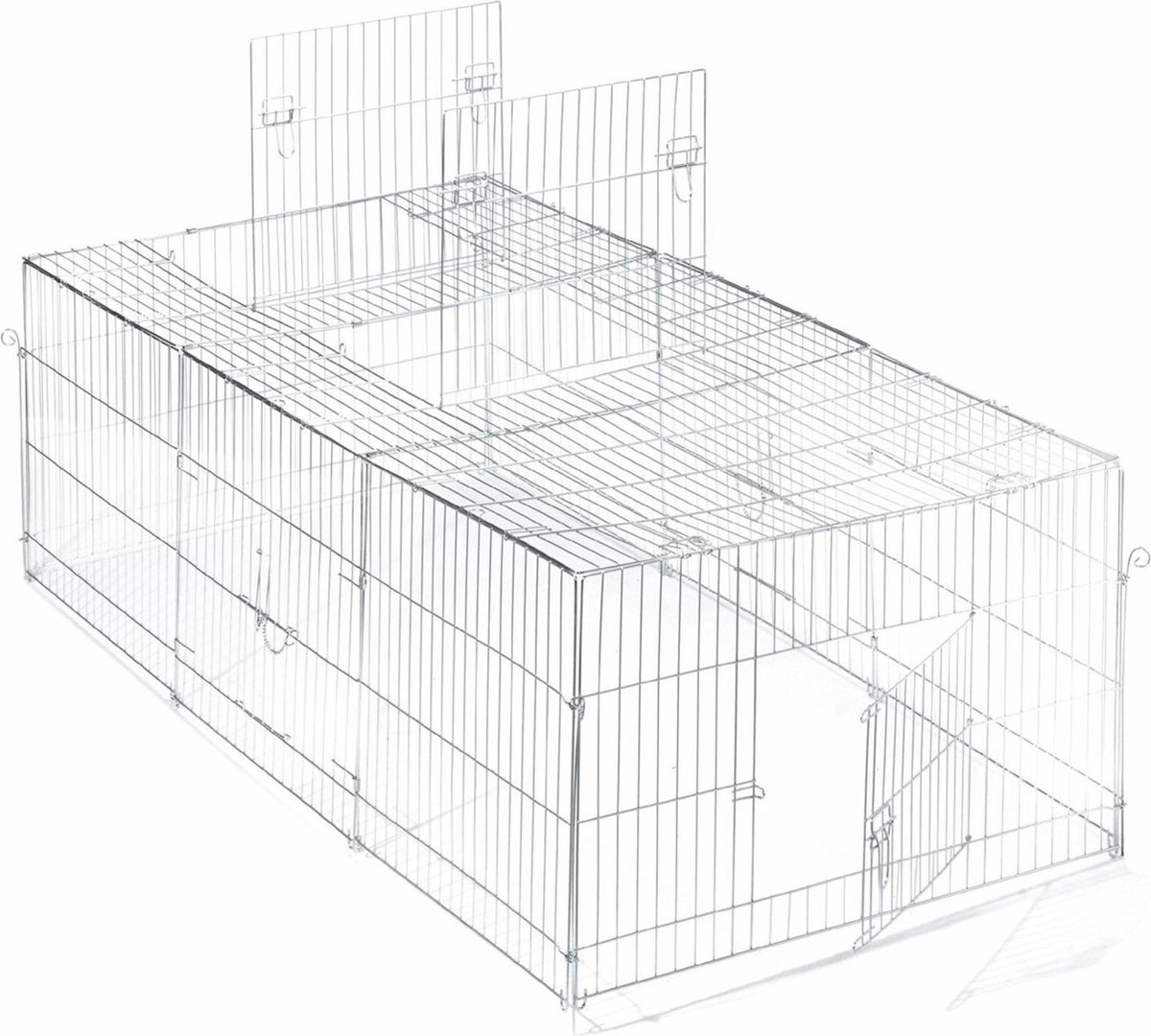 Trixie Natura Rabbit Run avec toit Dimensions - 216 x 65 x 116 cm | bol.com