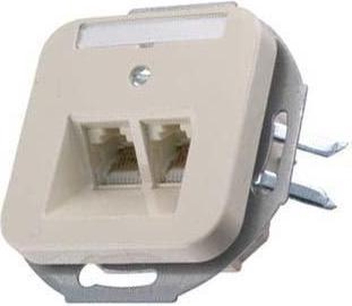 Merten Atelier Telefoon/Data Wandcontactdoos - Inbouw - Cat3 - 2 x 8 ...