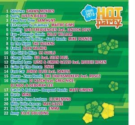Hot Party Spring 2016, various artists | CD (album) | Muziek | bol