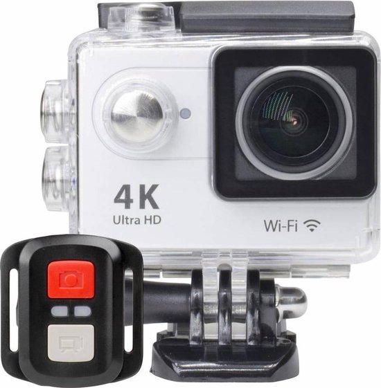 Captec Capture 4S | ULTRA HD 4k action camera met Wi-Fi, Display ...